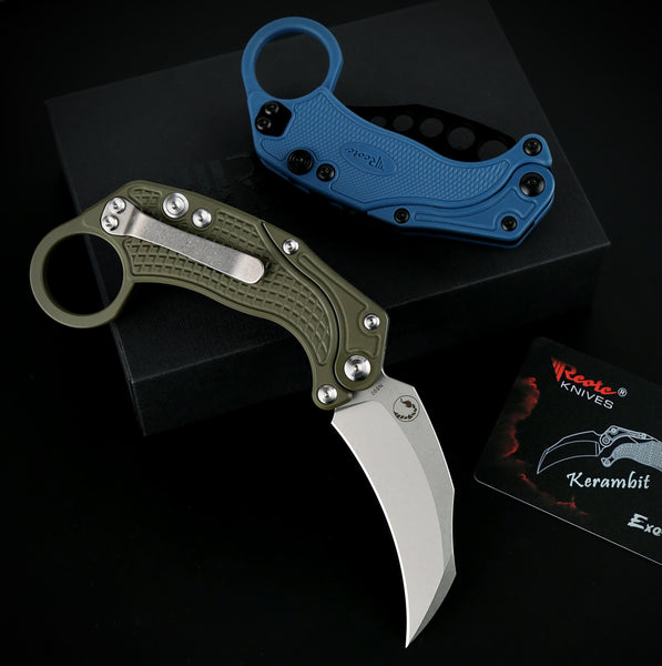 Reate Knives - EXO K KARAMBIT WITH TRAINER - LIMIT 1 PER CUSTOMER ...