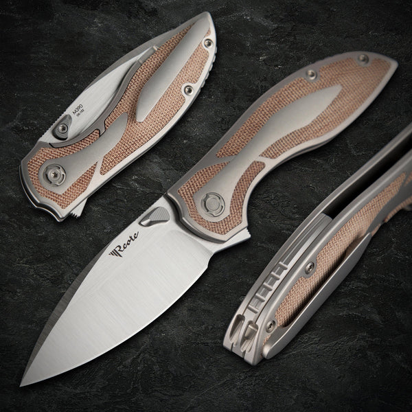 HERE NOW ** Reate Knives - IRON X - 3.25 INCH M390 BLADE - Carbon ...